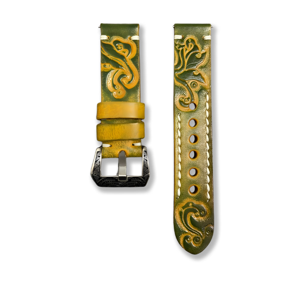 Cavern Vintage Light Brown 22mm Leather Strap