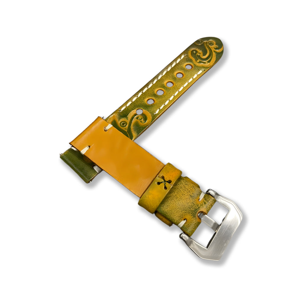 Cavern Vintage Light Brown 22mm Leather Strap