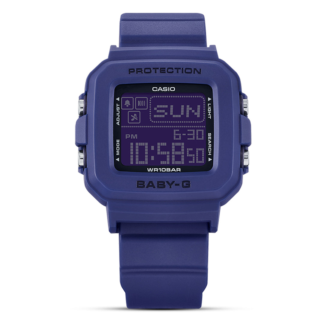 Casio Baby-G Digital Navy Blue Resin Strap Ladies Watch| BGD-10K-2DR