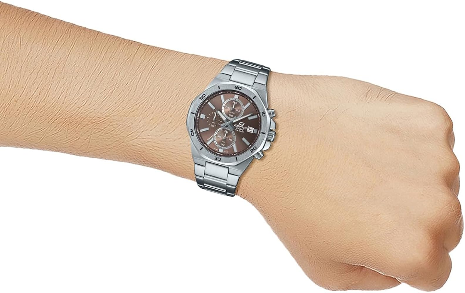 Casio Edifice Chronograph Brown Dial Men's Watch | EFV-640D-5AVUDF