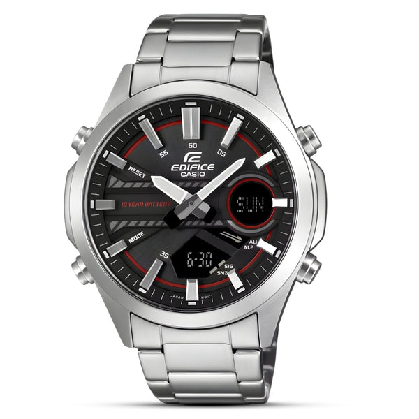 Casio Edifice Metal Hybrid Black Dial Men's Watch EFV-C120D-1A4DF