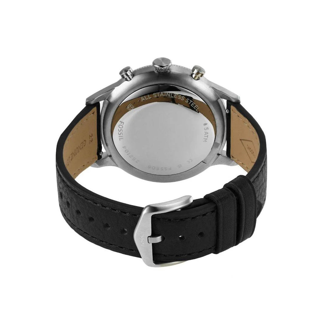 Fossil Retro Pilot Chronograph Black Dial Men's Watch | FS5806