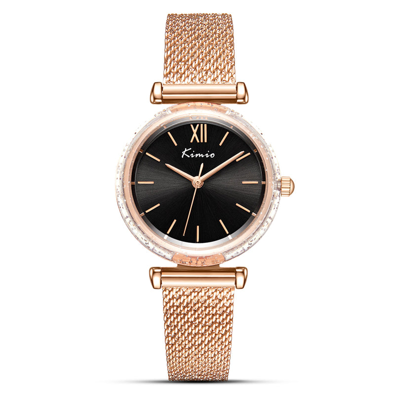 Kimio Black Dial Ladies Watch K6372M-GZ1RRH