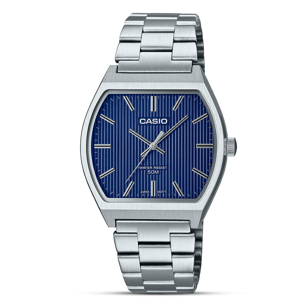 Casio Classic Bold Square Blue Dial Men's Watch | MTP-B140D-2AVDF