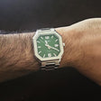 Casio Octagonal Shape Green Dial Men's Watch | MTP-B195D-3AVDF