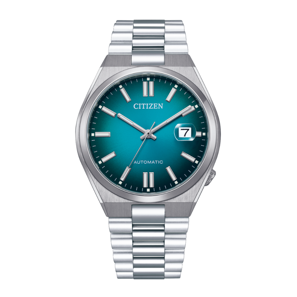 Citizen "Tsuyosa" Automatic Sun-ray Teal Dial Men's Watch| NJ0151-88X