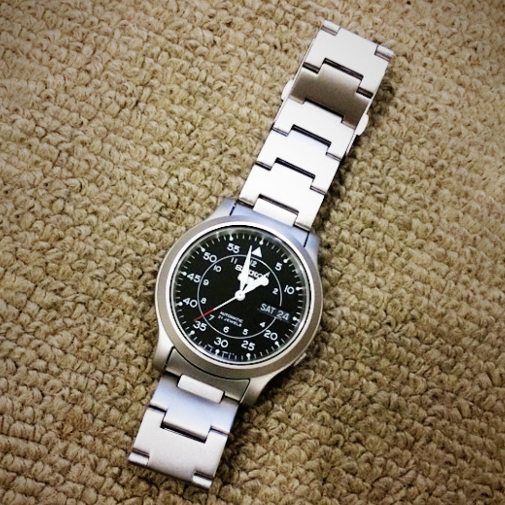 Seiko 5 Automatic Black Dial Men's Watch | SNK809K1