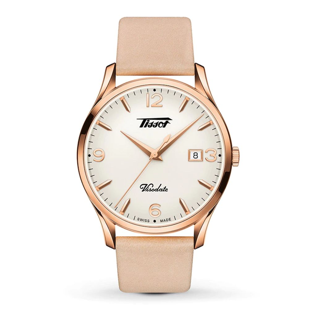 Tissot Heritage Visodate Silver Opalin Dial Unisex Watch | T118.410.36