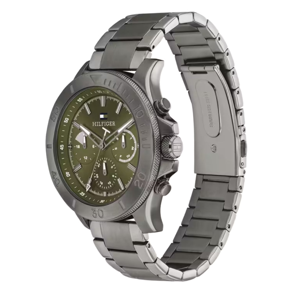 Tommy Hilfiger Bryan Round Green Dial Men's Watch | TH1792115